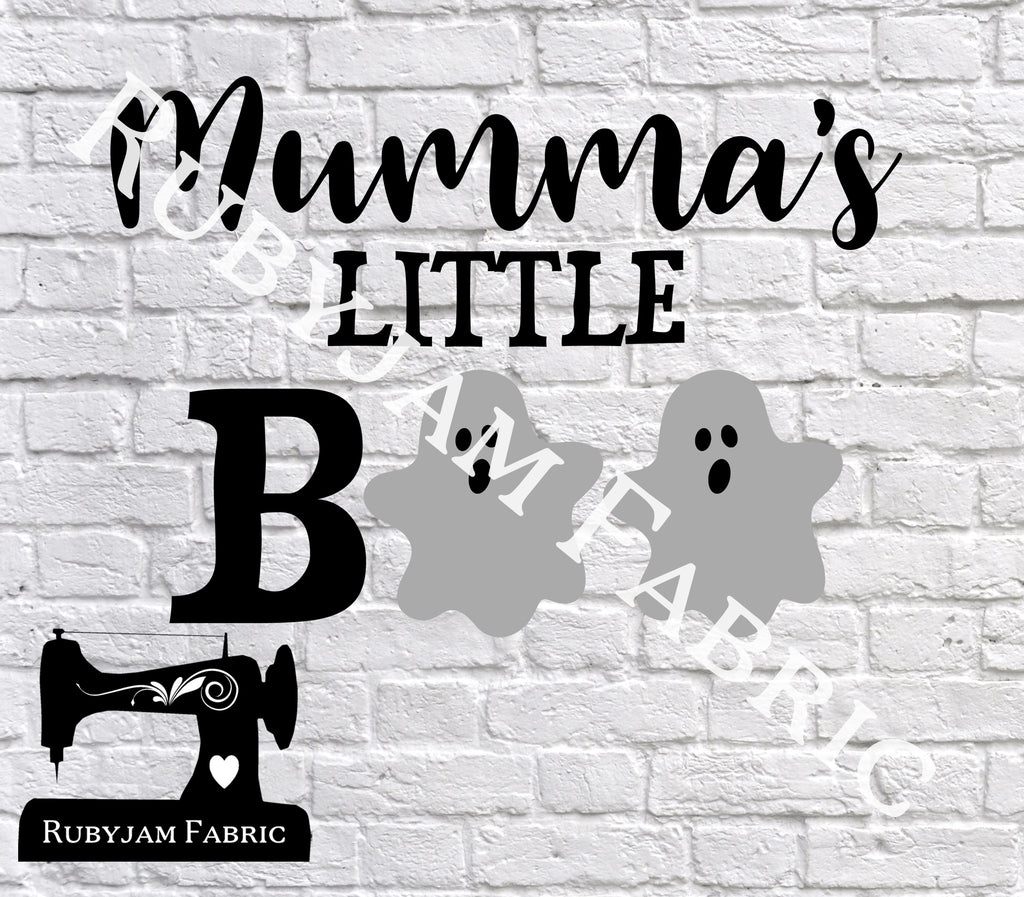 Halloween Mumma's Little Boo - Cutting File - SVG/JPG/PNG – Rubyjam Fabric